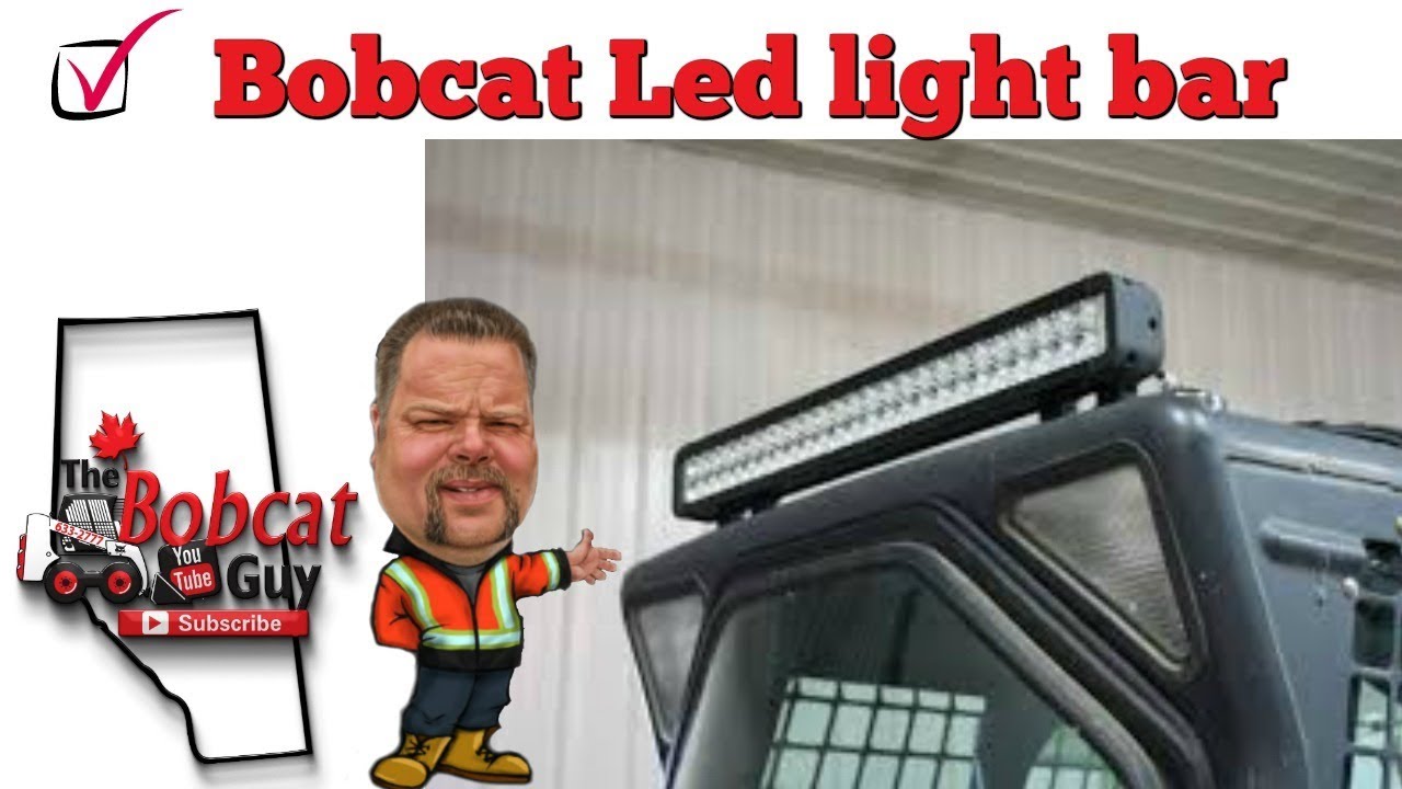 Bobcat light bar - YouTube
