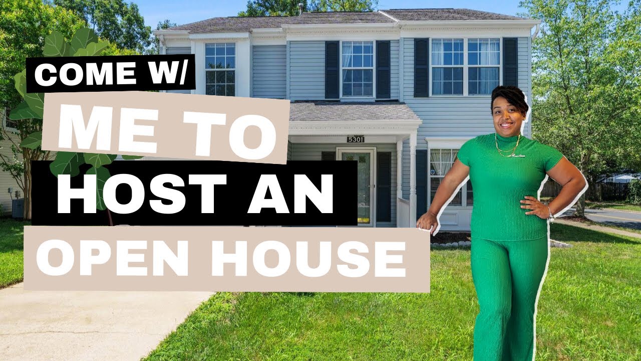 Come along to host an OPEN HOUSE! | Day in the life of a Realtor | Open ...
