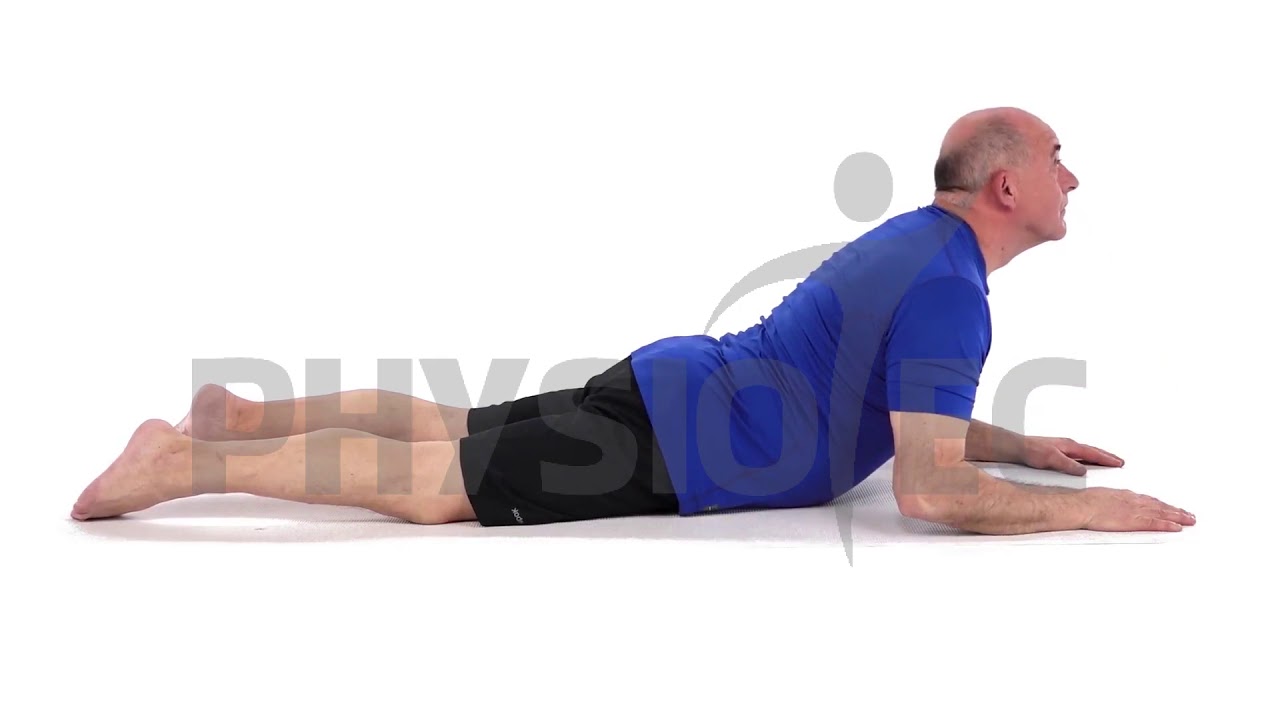 Prone chest lift - YouTube