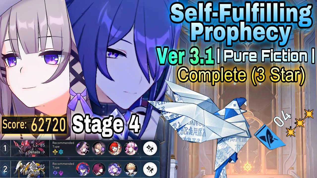 Pure Fiction Stage 4 Complete (3 Star) | Honkai: Star Rail [3.1] - YouTube