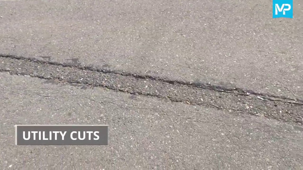 GAP-Mastic Repairs Utility Cuts - YouTube