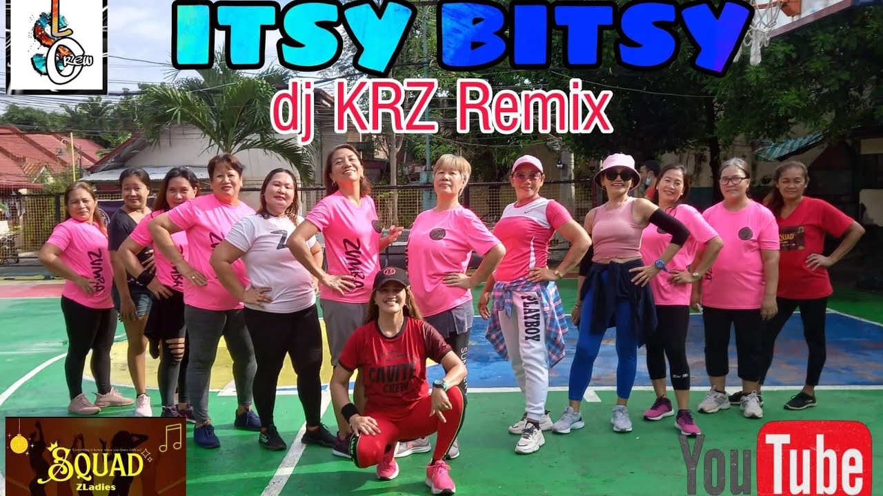 ITSY BITSY/dj KRZ Remix/Retro Dance/Dance fitness/Sexy Ladies Crew w/Squad ZLadies BonAir - YouTube