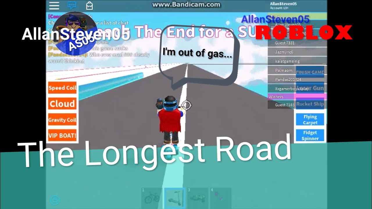 The Longest Road ever on Roblox? - YouTube