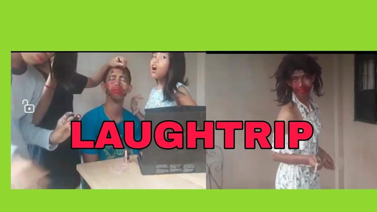 MAKE UP CHALLENGE WITH PAPA/LAUGTRIP - YouTube