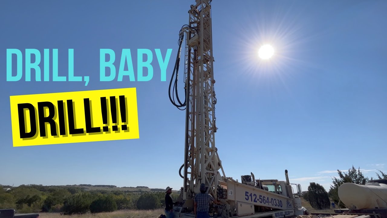 Deep Water Well Drilling in Central Texas Part 1 - YouTube