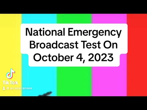 National Emergency Broadcast Test On October 4, 2023 📺📱🫨🚫 - YouTube