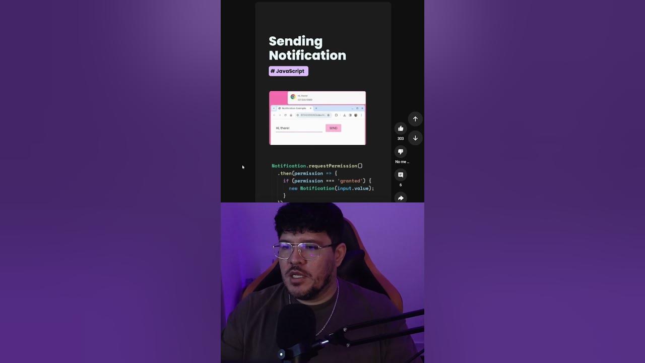 Push Notification Con Javascript Codenewbie Desarrolloweb Javascript Programacion Youtube 