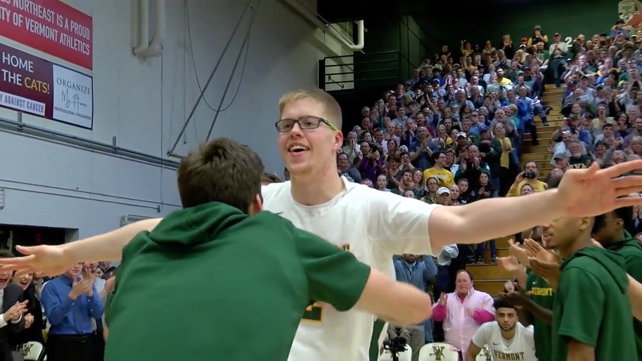 College basketball player who suffered brain injury after crash makes ...