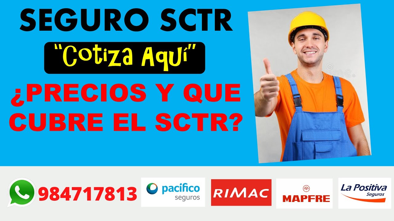 QUE RIESGOS CUBRE EL SCTR 🔥⭐ cuanto se paga por sctr 🚨🚧 CUANTO CUESTA EL SCTR SALUD PENSION PERU ...
