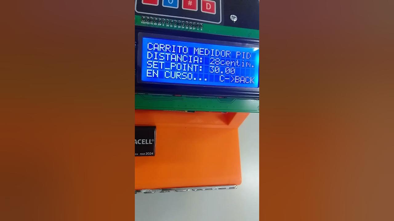 control #pid de distancia con #arduino , #display y #ultrasound @palma ...