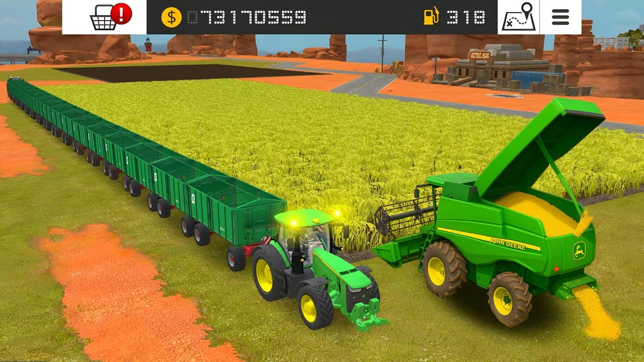 2X Speed Harvesting With Long Traliar In Fs 18 | Fs18 Gameplay ...