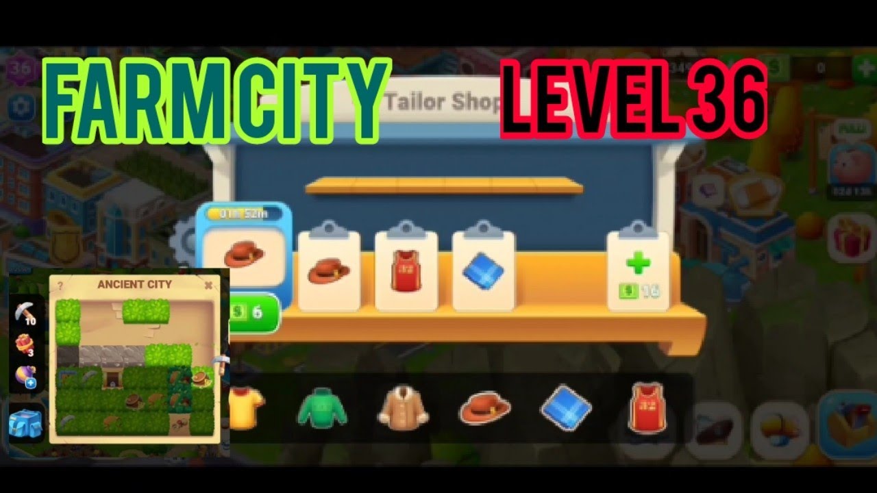 Farm City Level 36 New items unlocked 🔓 - YouTube