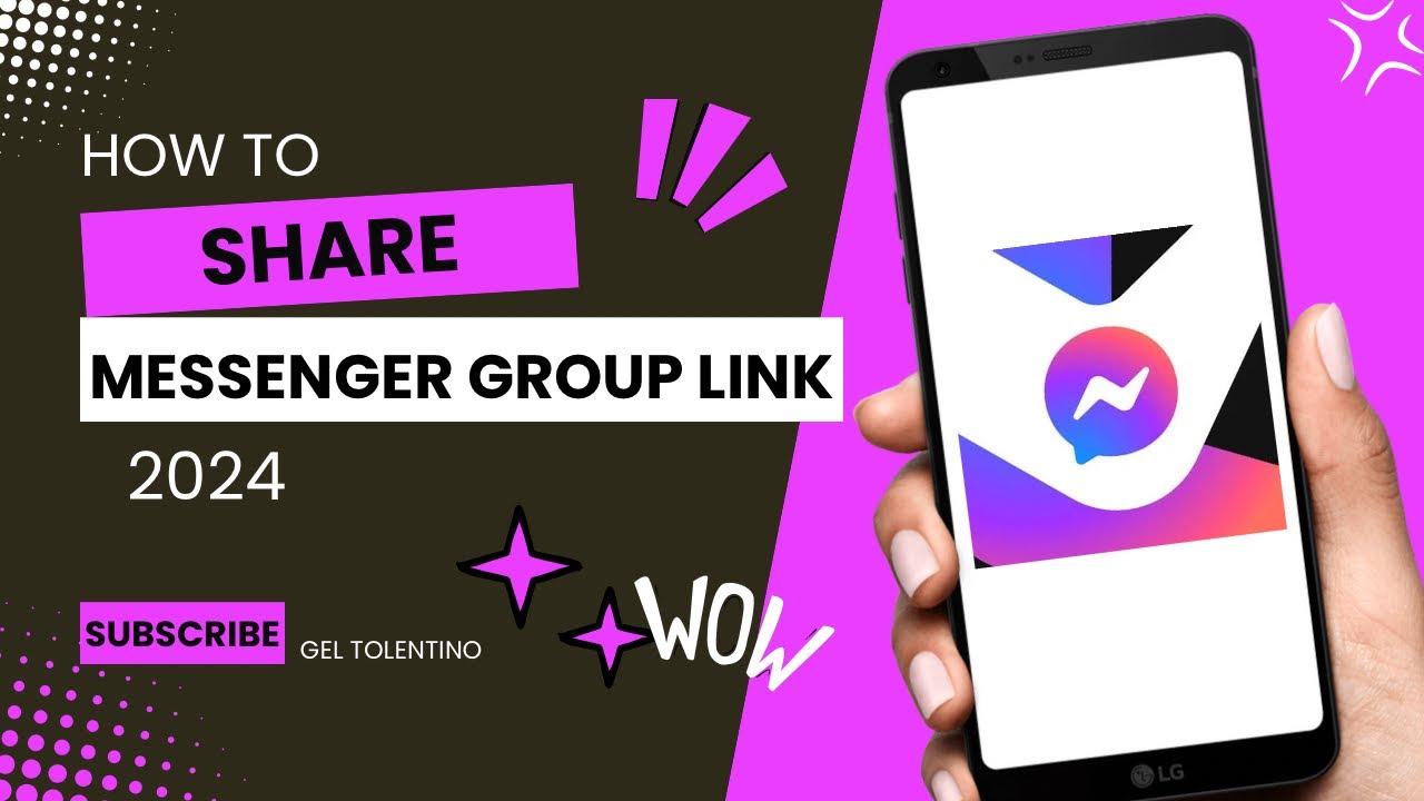 HOW TO SHARE MESSENGER GROUP LINK (2024) | STEP BY STEP GUIDE | QUICK ...