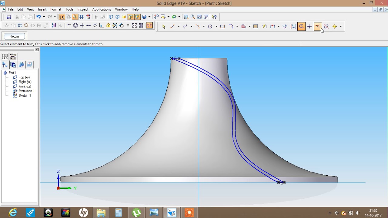Solid edge V19 jet compressor Engine part :2 - YouTube