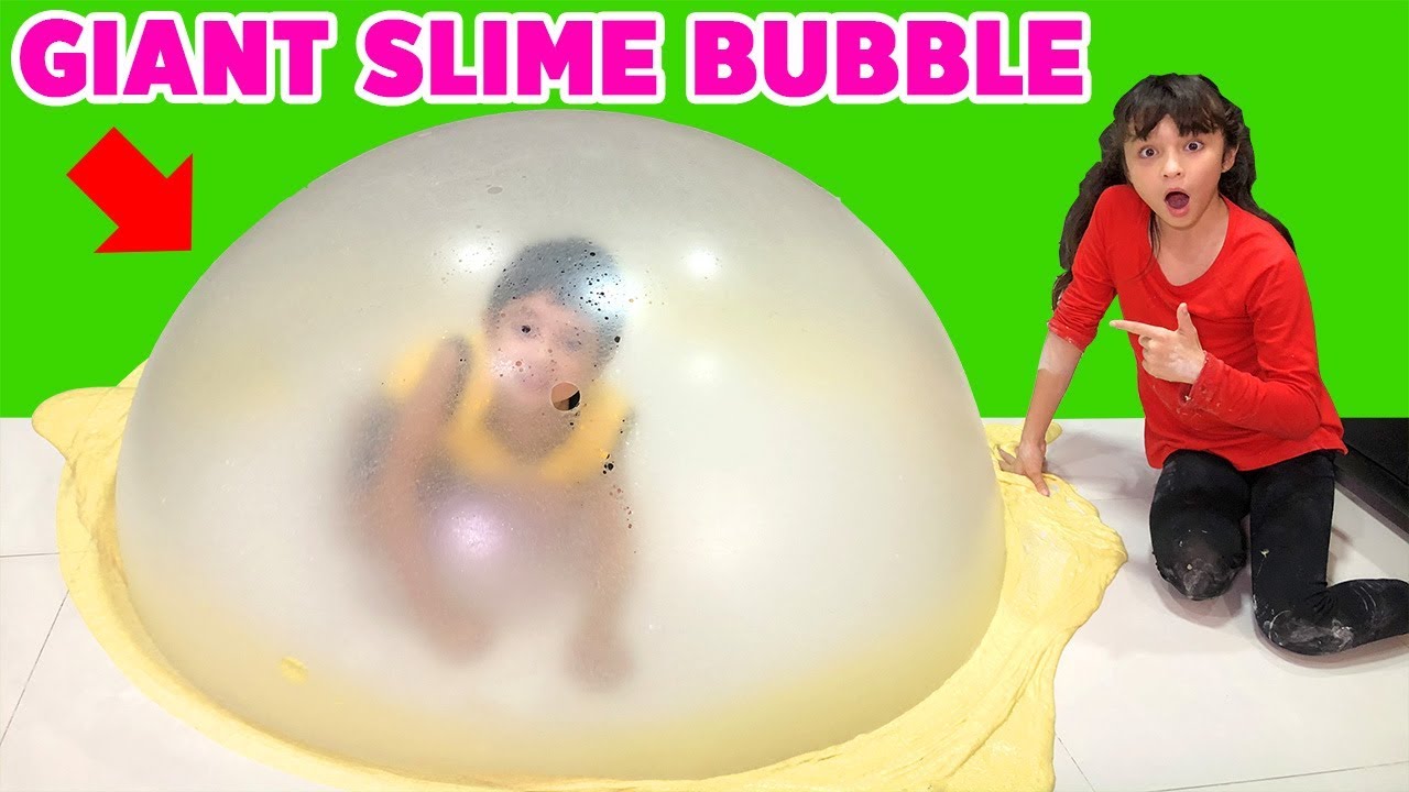 Giant Slime Bubble!! - YouTube