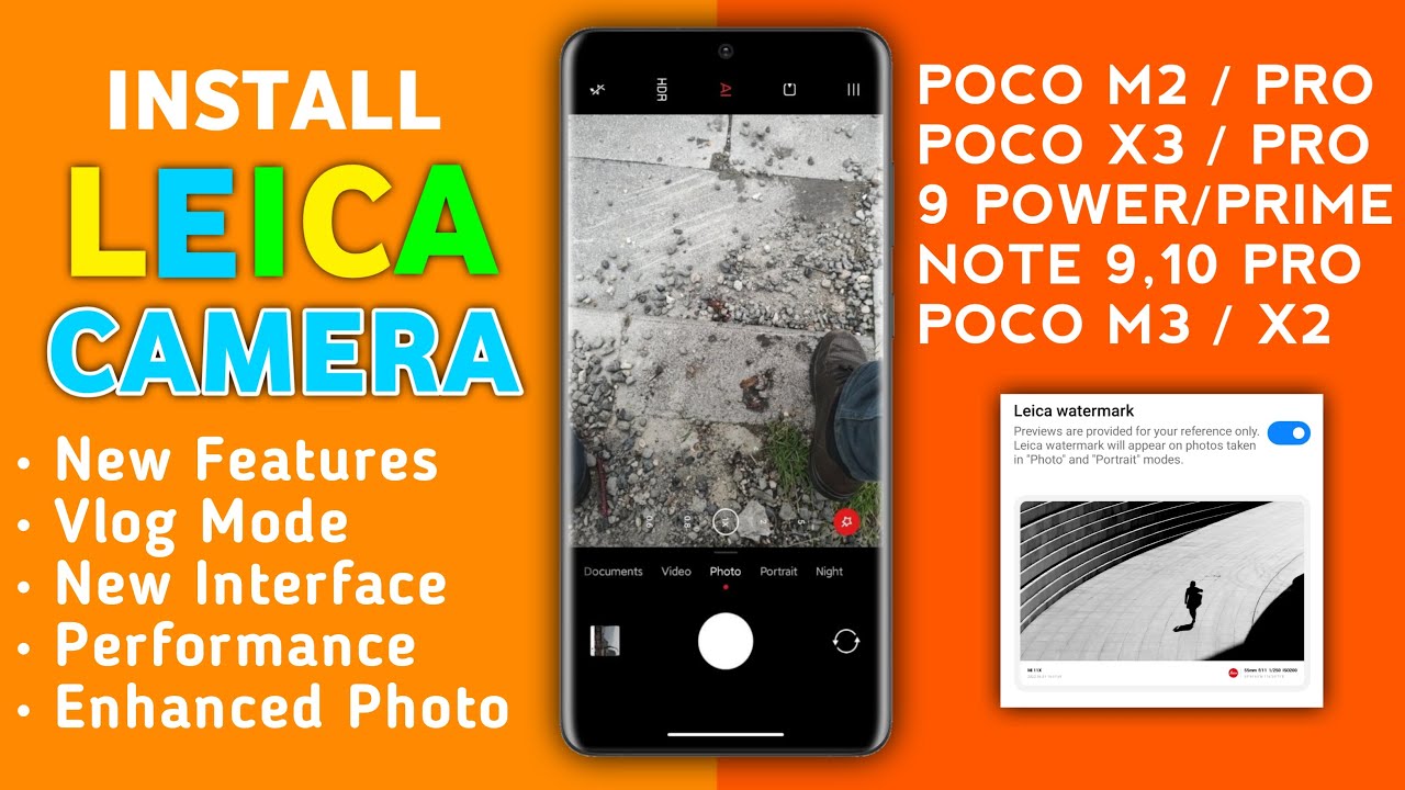 Install Leica Camera in All Poco Redmi | Poco M2/Pro,X3/Pro,Redmi 9 ...