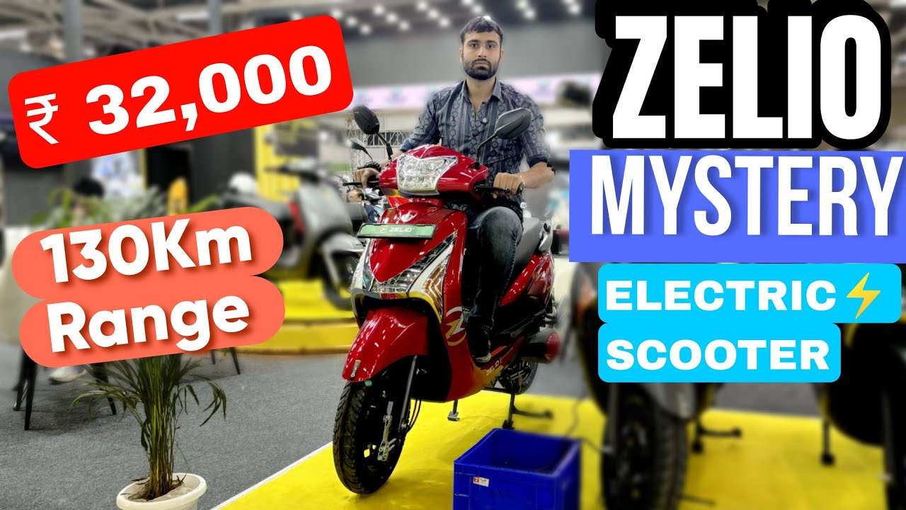 New Zelio Mystery Electric Scooter | ₹32,000 | 130Km Range | Most ...