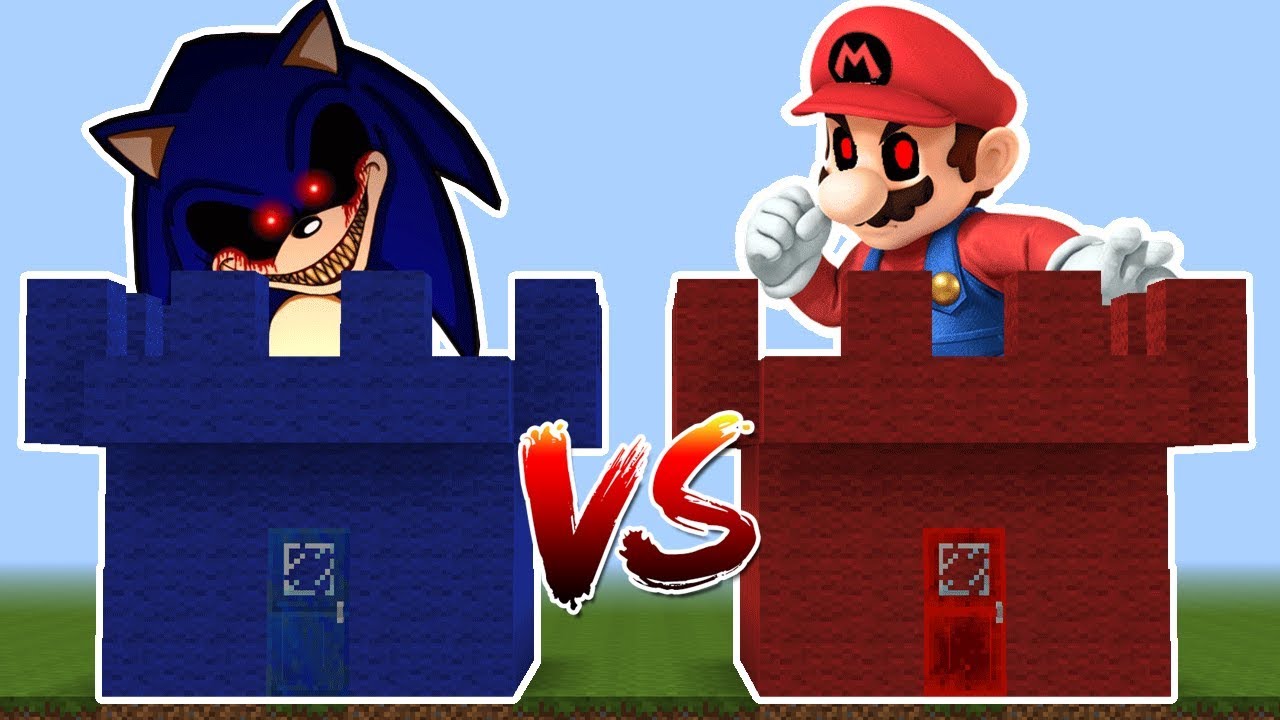 Devil mario vs sonic exe - bxecosmic