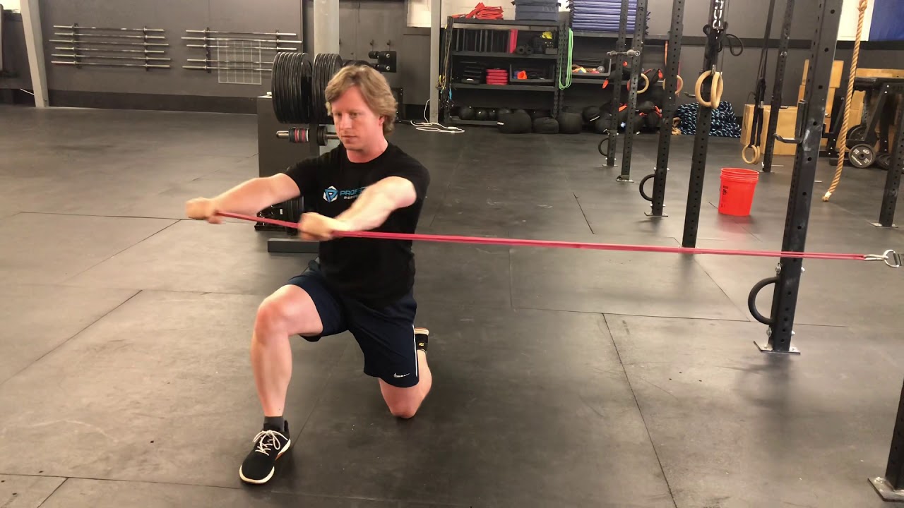 Half-Kneeling Banded Rotations - YouTube