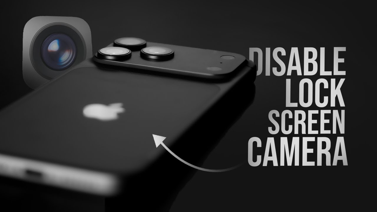 Disable Camera from Lock Screen iPhone (tutorial) - YouTube