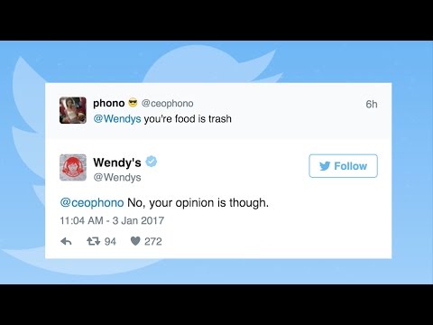 Wendy's Roasts Twitter Users