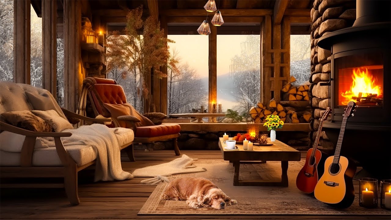 " Frozen Winter " by Chillout Ambience, White Snowy Mountains and Cozy ...