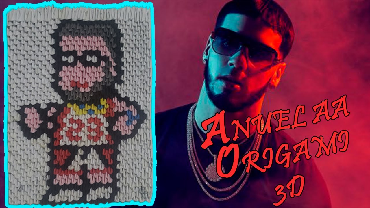 Cómo hacer a Anuel AA en origami 3D | Arte pixel | Tutorial fácil - YouTube