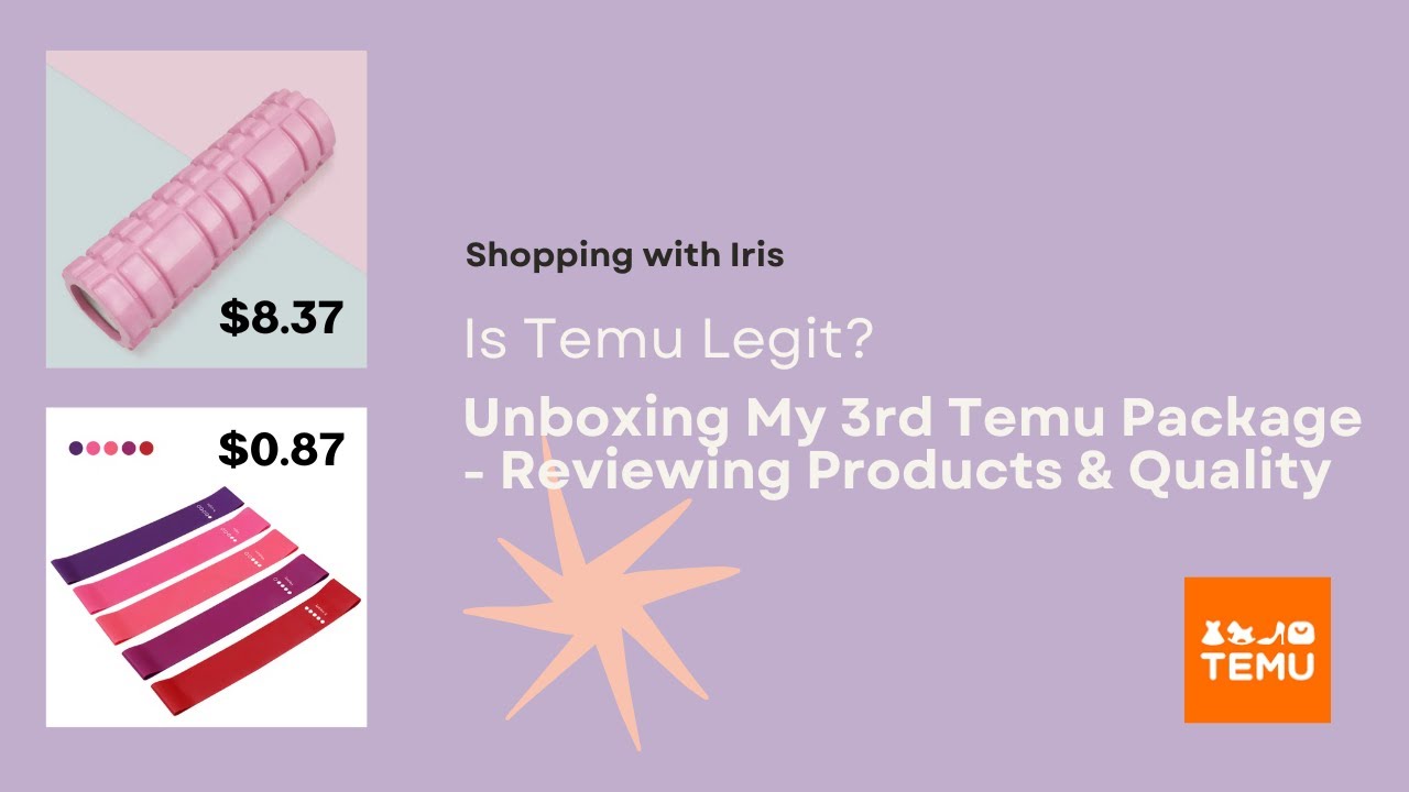 Is Temu Legit? | Unboxing My 3rd Order & Product Reviews | Temu Haul ...