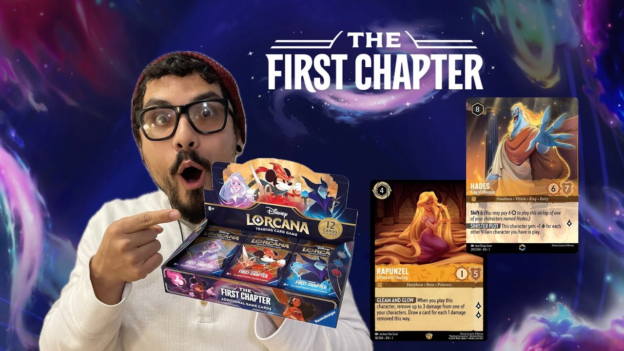 Disney Lorcana The First Chapter Booster Box ENCHANTED PULL - YouTube