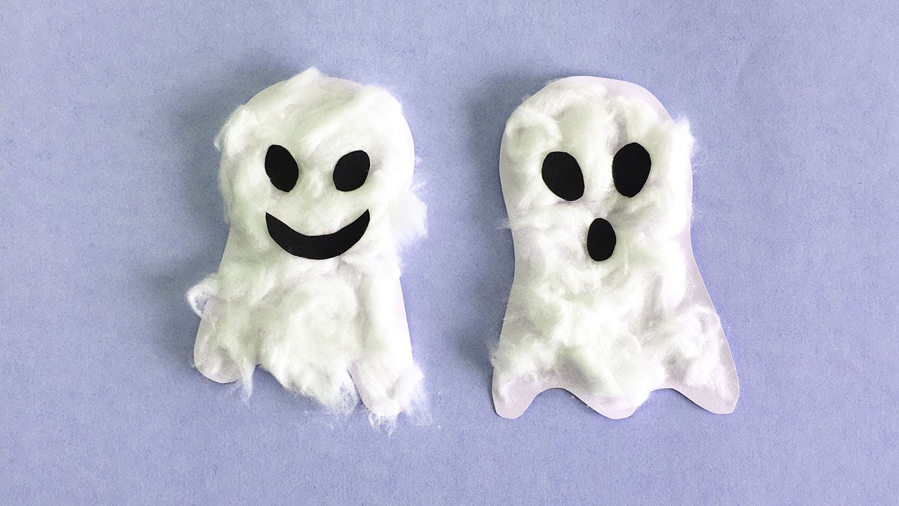How to Make Ghosts for Halloween Decor - YouTube