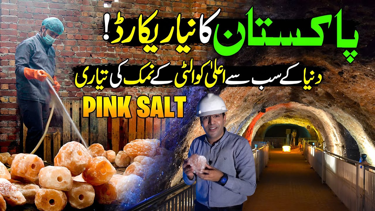 Amazing Pink Salt Manufacturing In Khewra Mine | 800 Milllion Dollars ...