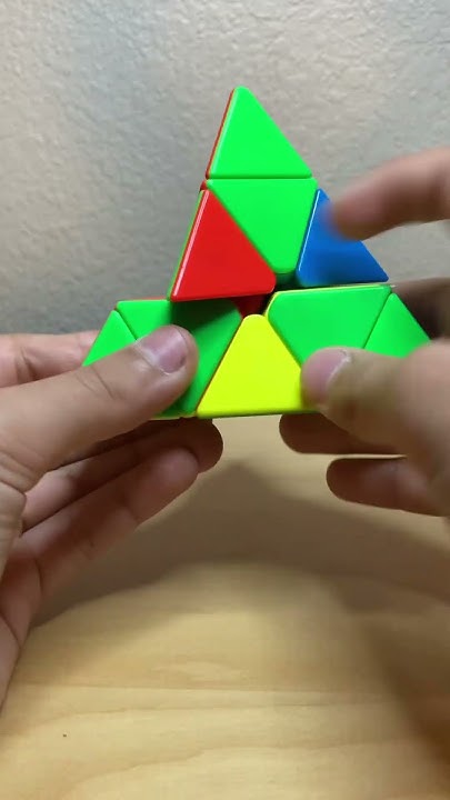 SUPERFLIP PATTERN on the PYRAMINX rubik’s cube - YouTube