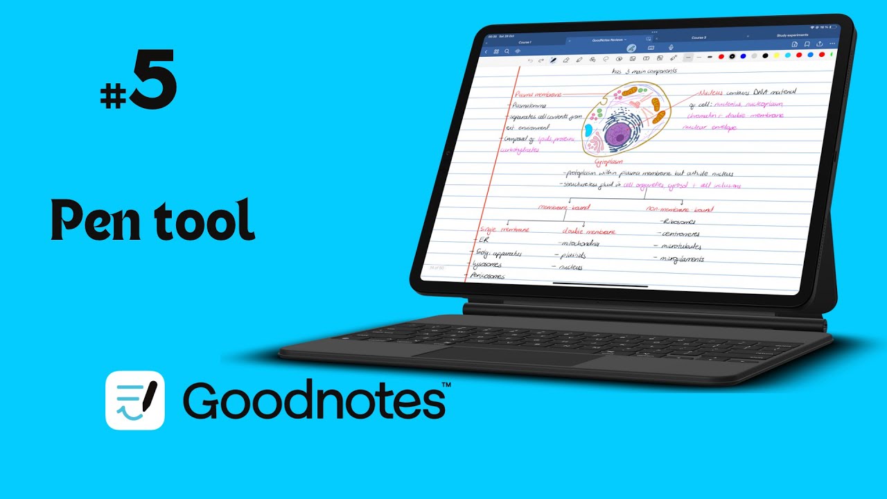 #5 Goodnotes: Pen Tool | Beginner's guide - YouTube