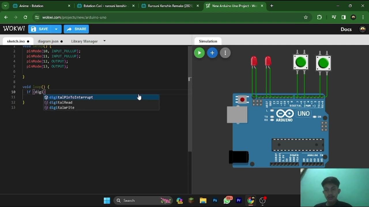 tugas 2 mikrokontroler - YouTube