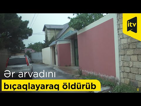Ər arvadını bıçaqlayaraq öldürüb, qayınanasını isə yaralayıb