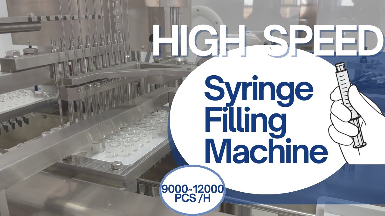 PFS filling machines for high-speed dermal filler production - YouTube