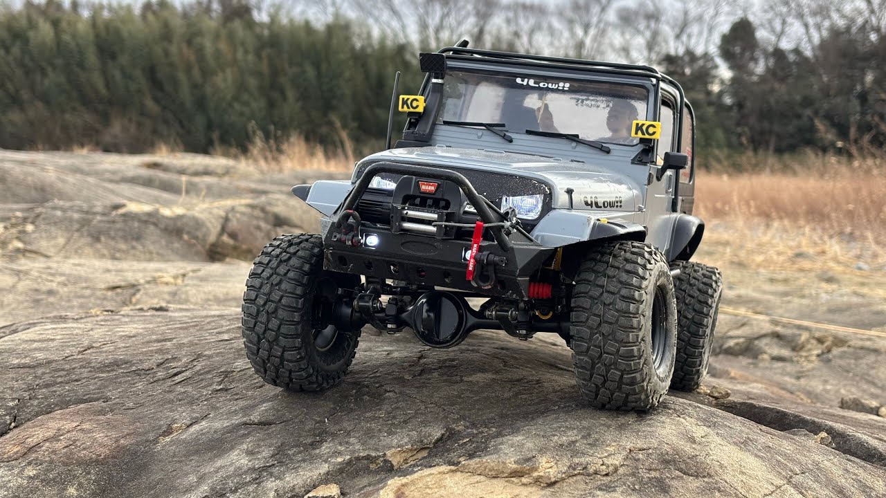 rc4wd swb TAMIYA Jeep wrangler YJ - YouTube