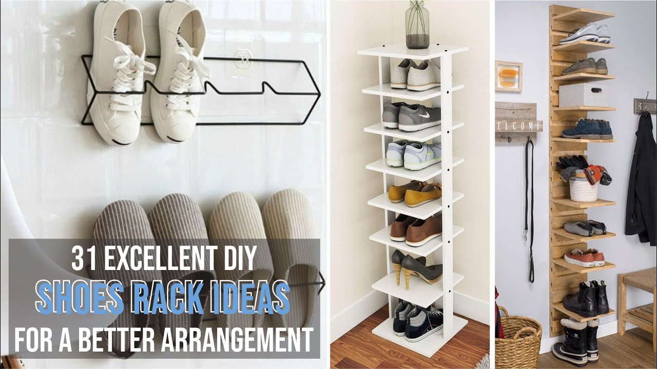 Excellent DIY Shoes Rack Ideas for a Better Arrangement - YouTube