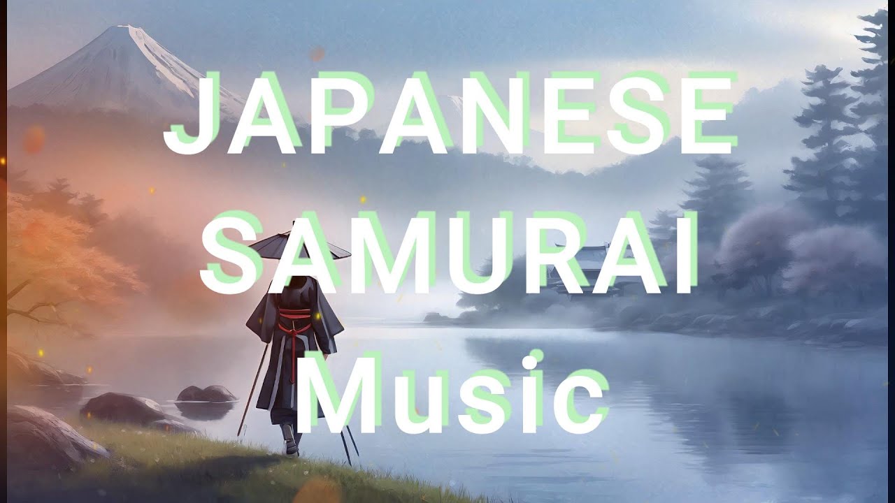 Japanese Music SAMURAI Calm tone Sedation from stress Sleep Study Anime ...