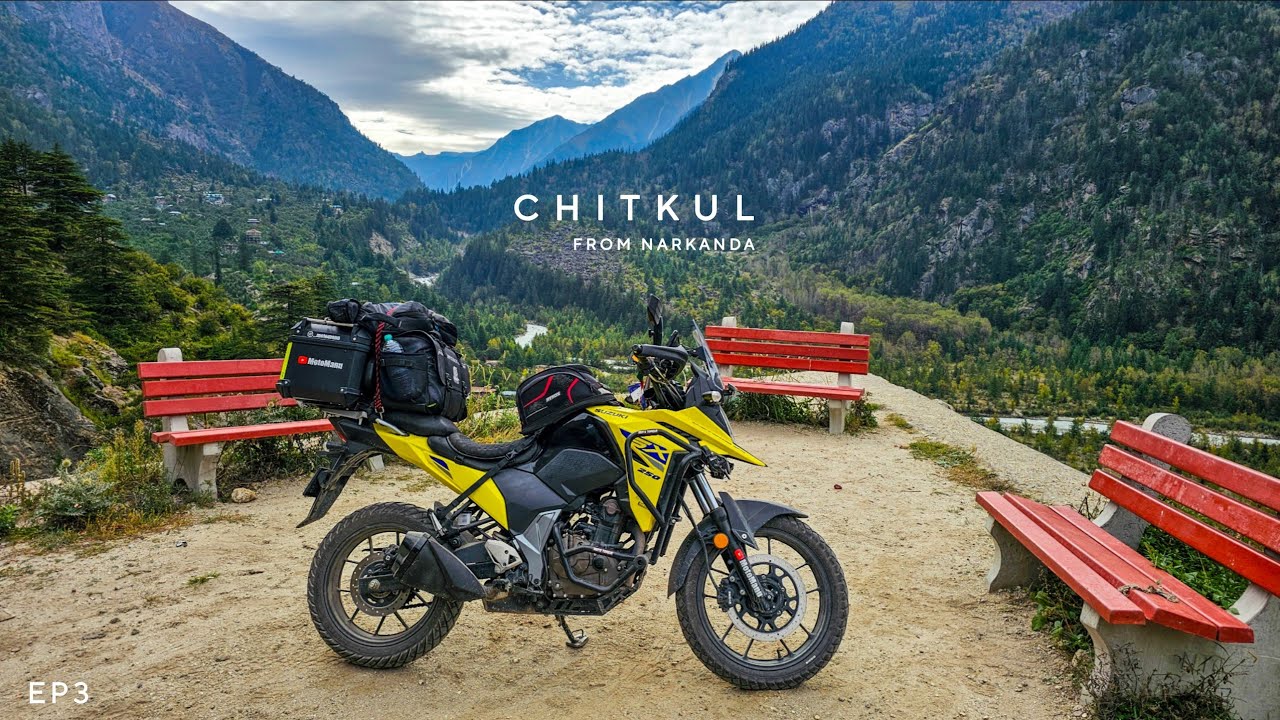 Narkanda to Chitkul | Last Village of India | Suzuki V-Strom SX 250 ...