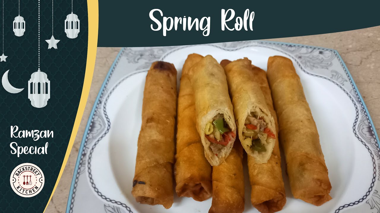 Make and Freeze - Chicken and Macaroni Spring Roll -Ramazan Special ...