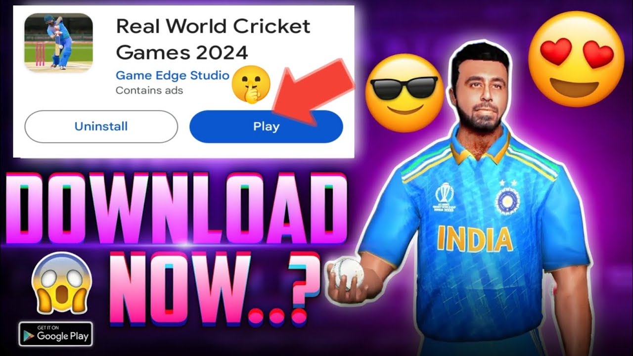 🤯 Real world cricket games 2024 - Download Now!!! 🔥‼️ Gameplay ...