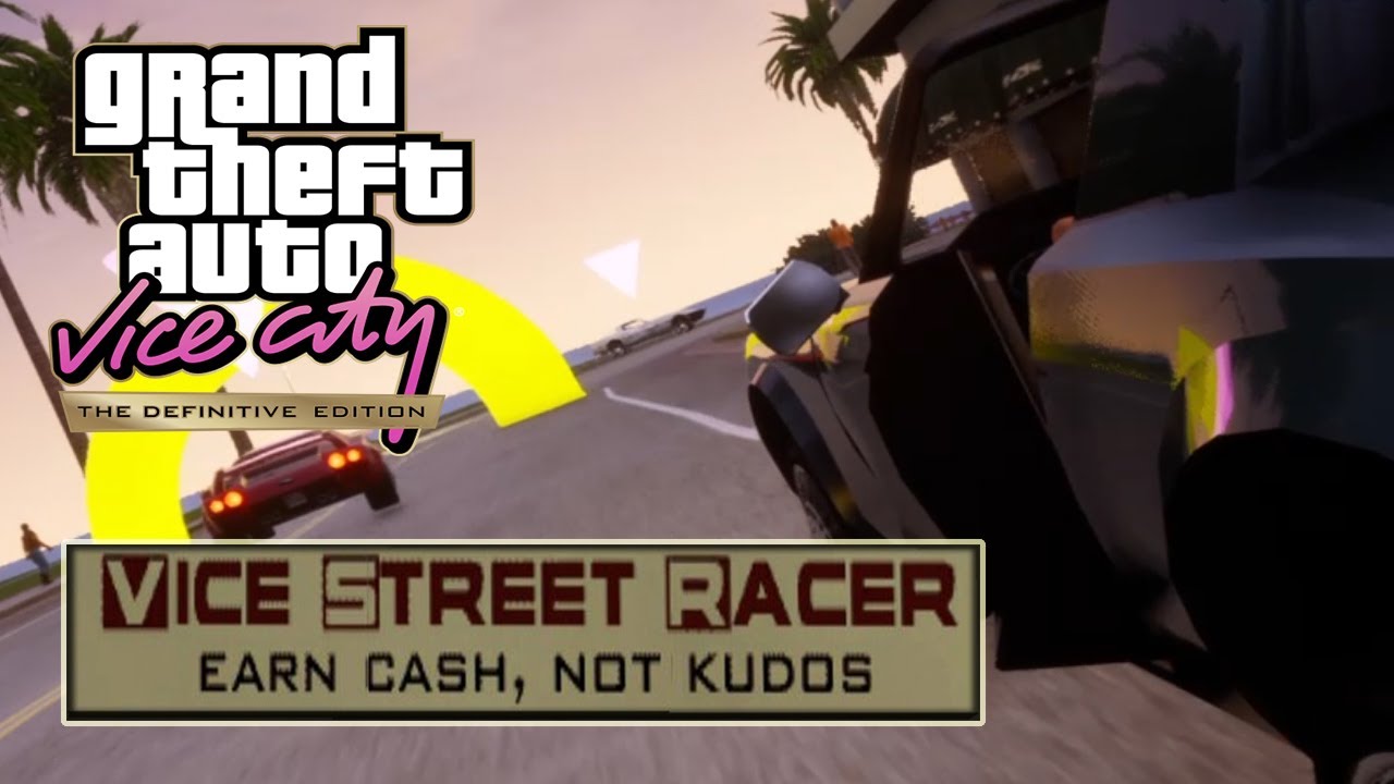 GTA Vice City: The Definitive Edition - All Street Races - YouTube