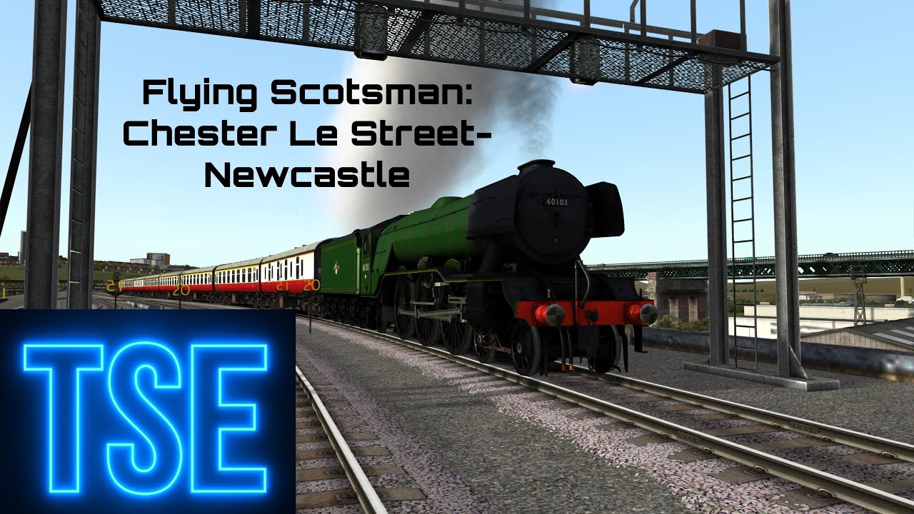 Flying Scotsman by Caledonia Works: Chester Le Street-Newcastle (Train ...