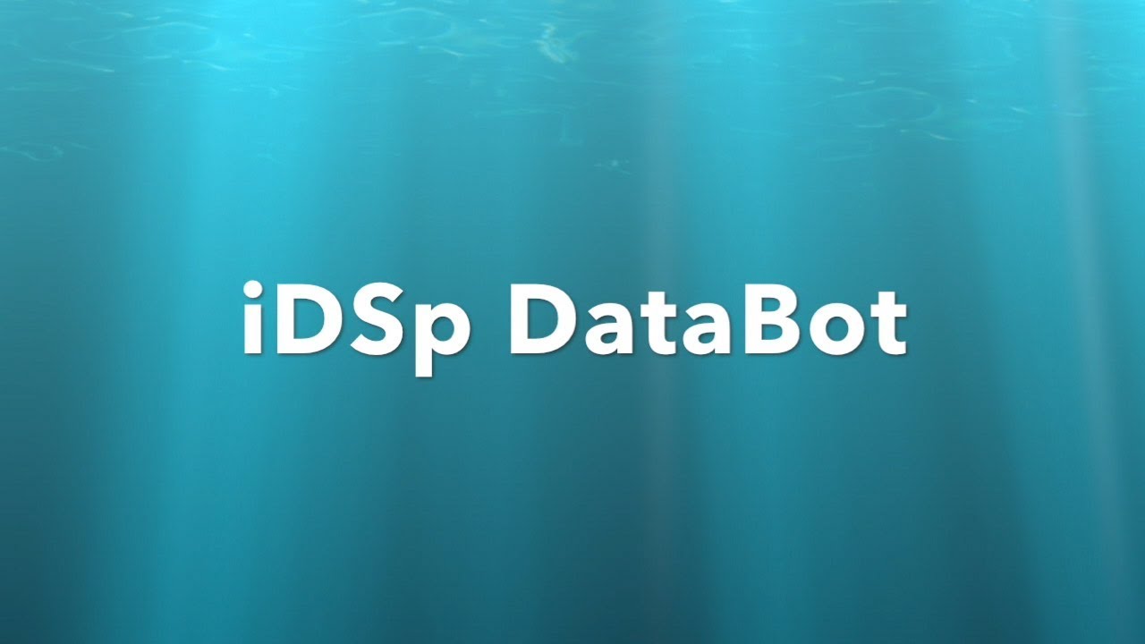 iDSp DataBot Demo - Innova Data Science Platform - YouTube