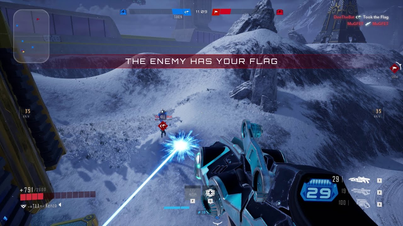 Tribes 3: Rivals Alpha Playtest #2 CTF Heavy Katabatic PC Gameplay ...