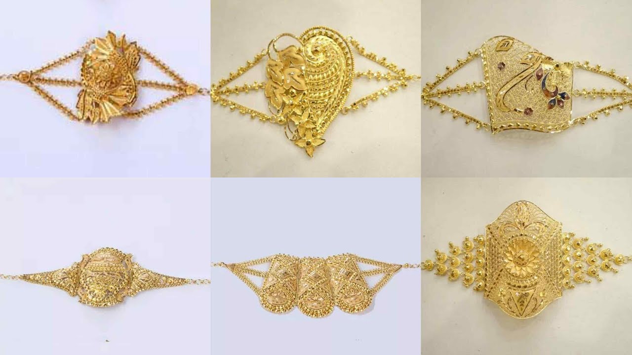 Latest Gold Design Mantasha Collection - YouTube