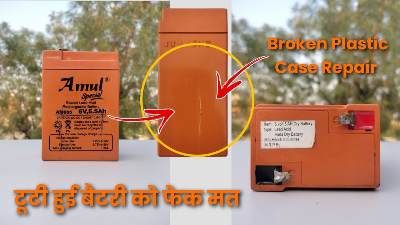 How to Repair Battery| Broken Battery Case - YouTube