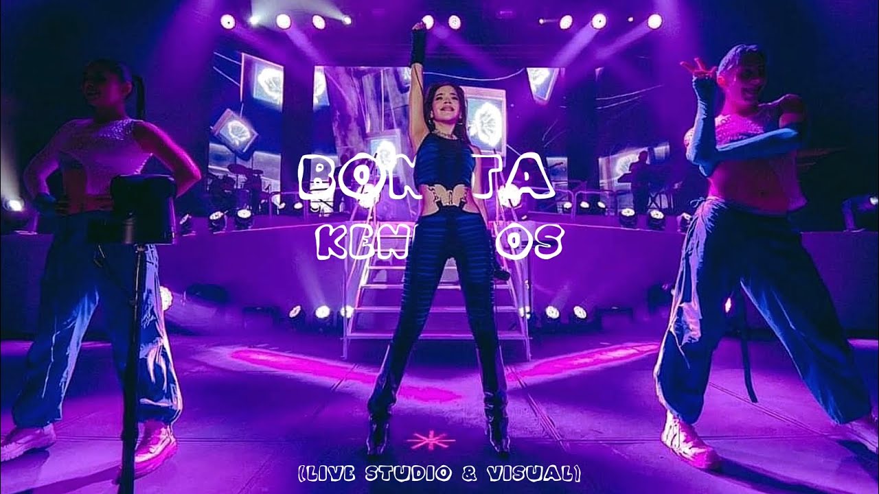 Kenia Os - Bonita (Live Studio Versión) & [K23 Tour Visual] - YouTube