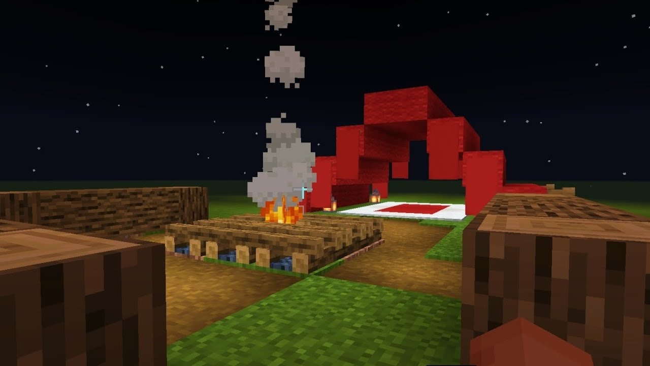 how to build a tent in minecraft🟥⛺ - YouTube